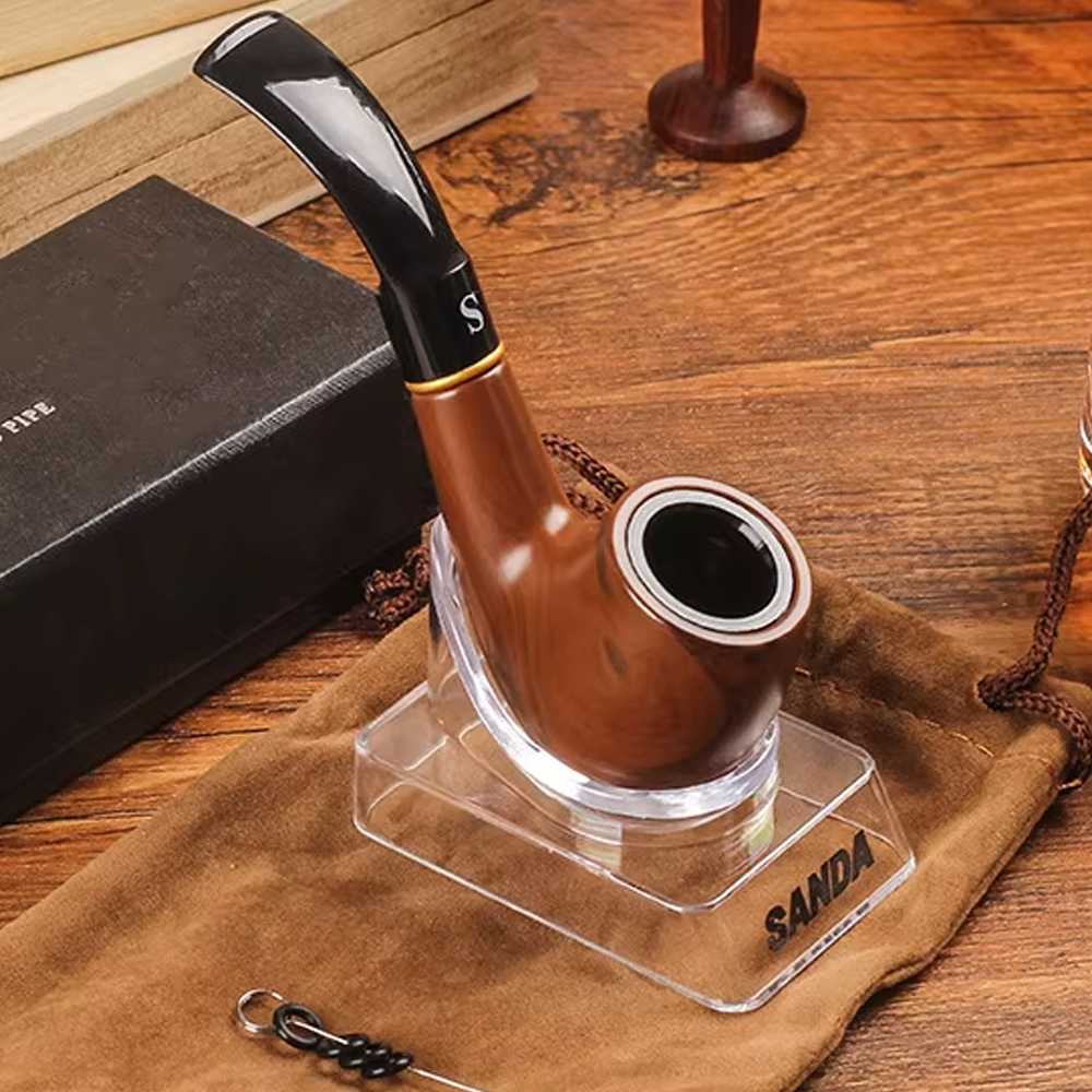 Jual SANDA Pipa Rokok Tembakau Cangklong Tobacco Pipe Resin