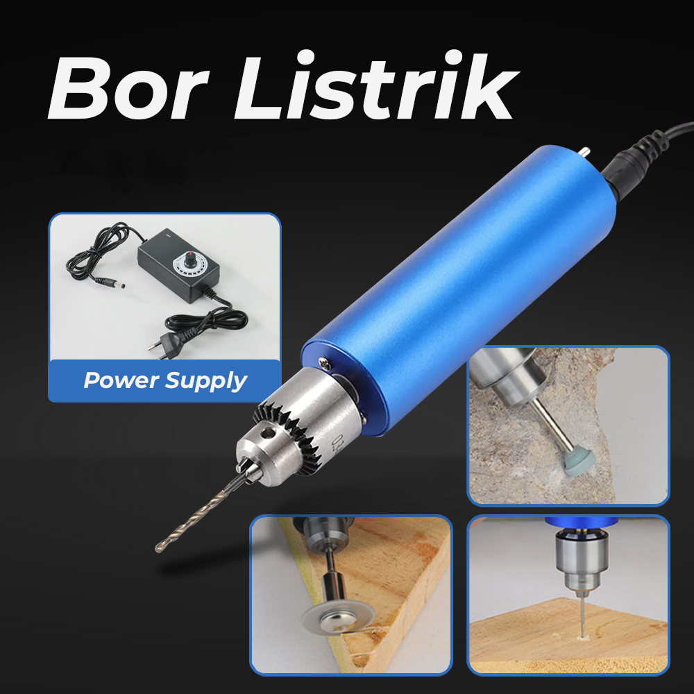 Jual HERCTOOLS Bor Listrik Mini Grinder Alat Ukir Multifungsi