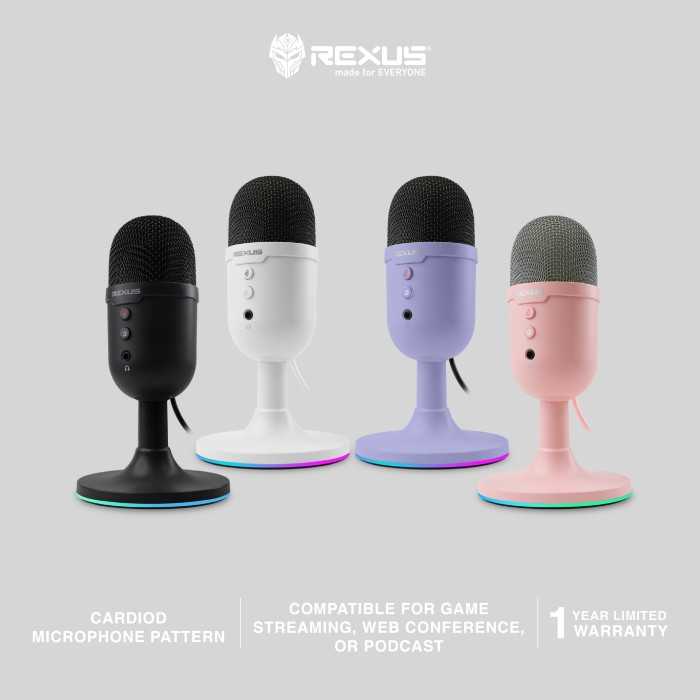 Jual Rexus Rgb Microphone XORA II | Jakmall.com