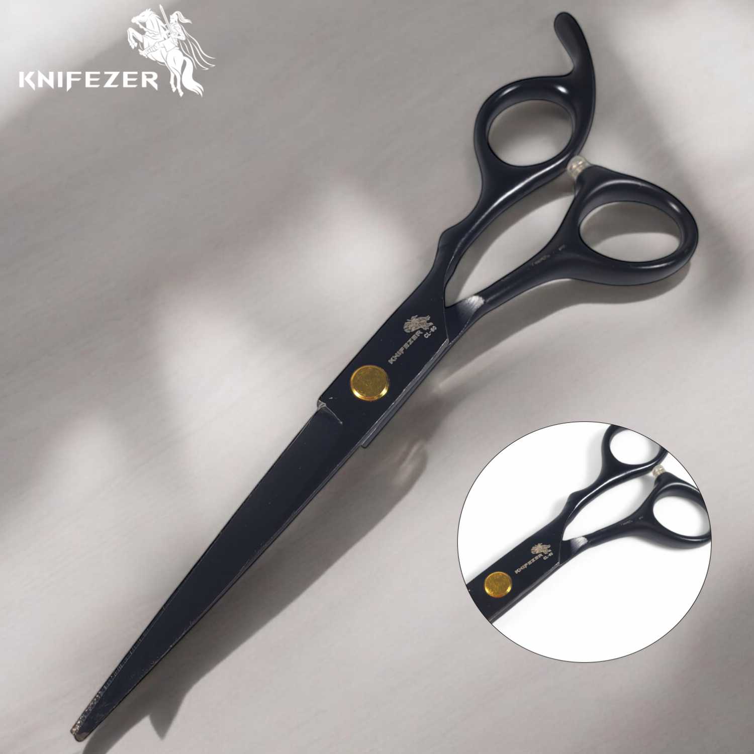 Jual KNIFEZER Gunting Rambut Lurus Teflon Coating Stainless