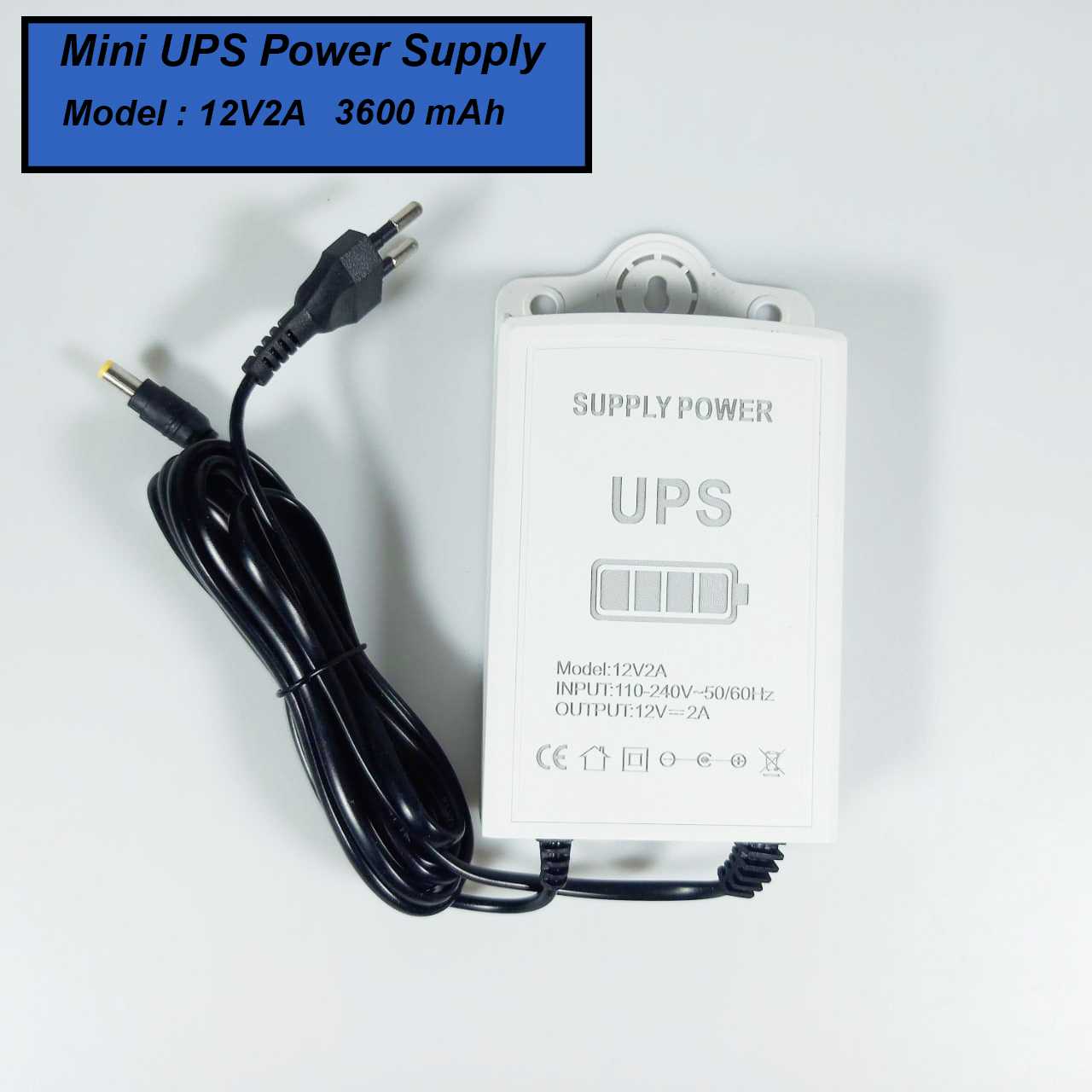 Jual HAOWANGDA Mini UPS Power Supply Backup for CCTV Router
