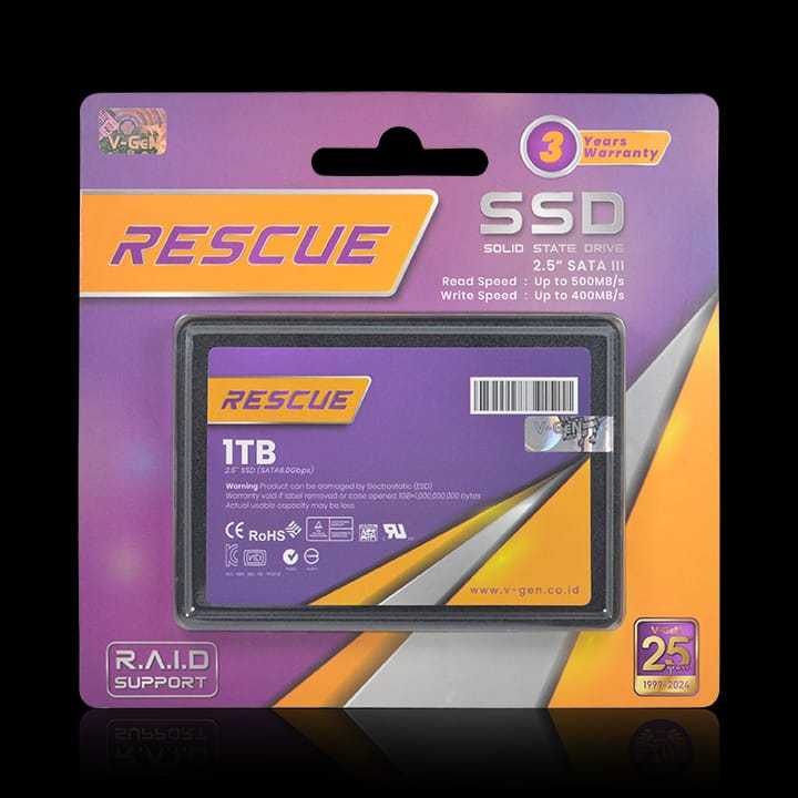Jual Solid State Drive V-GeN RESCUE 1TB SATA 3 (SSD VGEN)