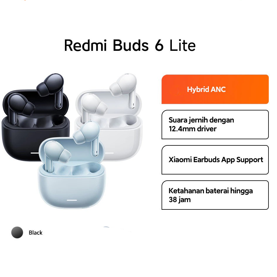 Jual Xiaomi Redmi Buds Earbuds App Support Large Driver Noise