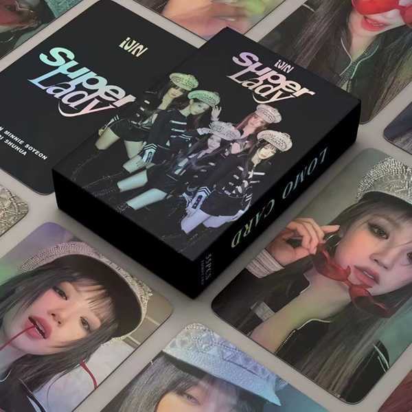 Jual photocard (G)I-DLE Super Lady hologram 2sisi 55pcs agk142