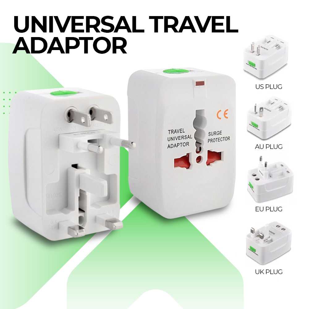 Jual Adaptor Travel Universal Colokan Charger Adaptor Stop
