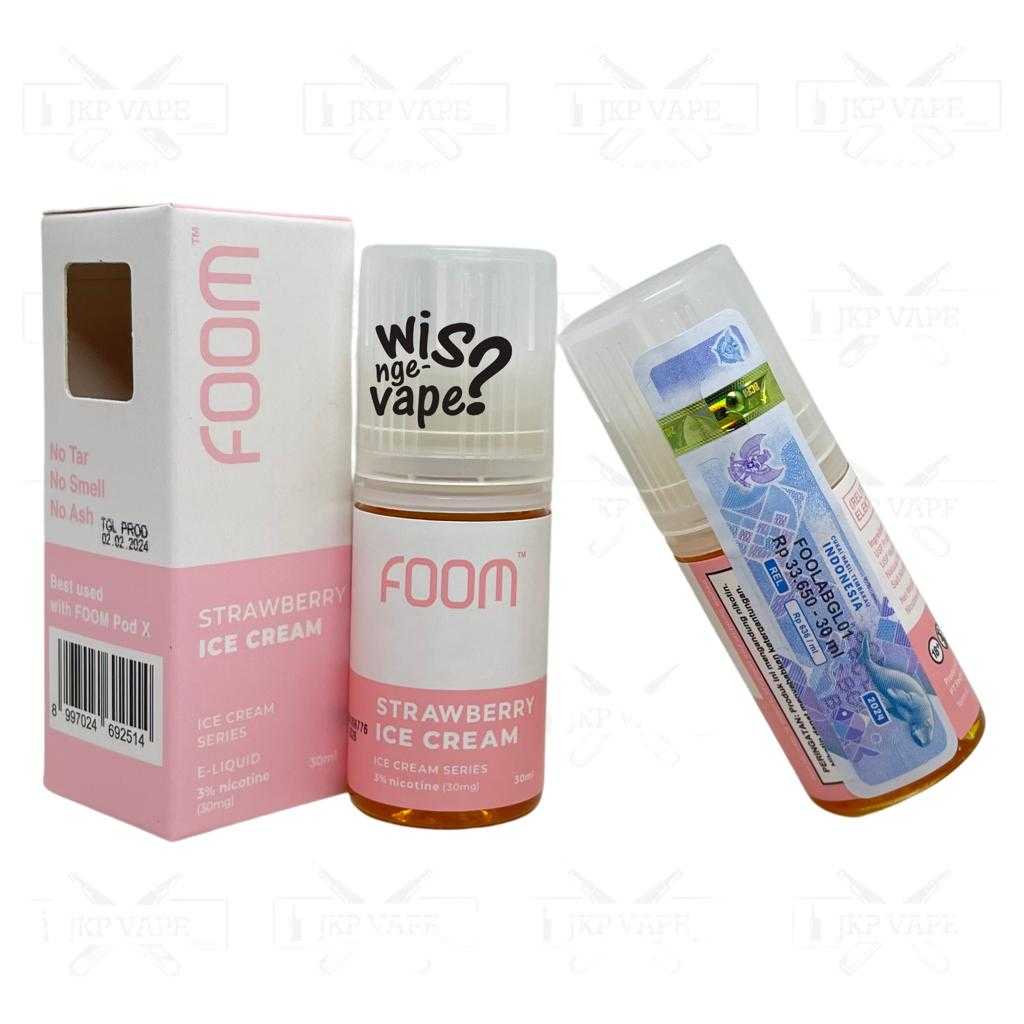 Jual Foom Ice Cream Series 30ml 30mg - Salt Liquid by Flooid x