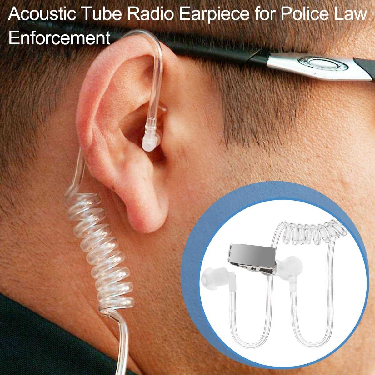 Jual OOTDTY Earplug Headset Walkie Talkie Replacement Air Duct