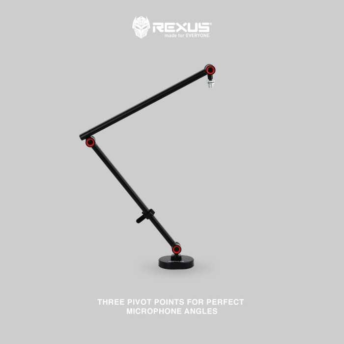 Jual Rexus Microphone Boom Arm Stand BA-100 Universal | Jakmall.com