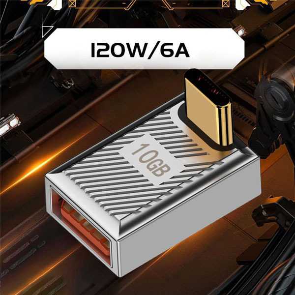 Jual Rebre OTG USB Type A 3.1 to Type C Adapter L Shape 10Gbps
