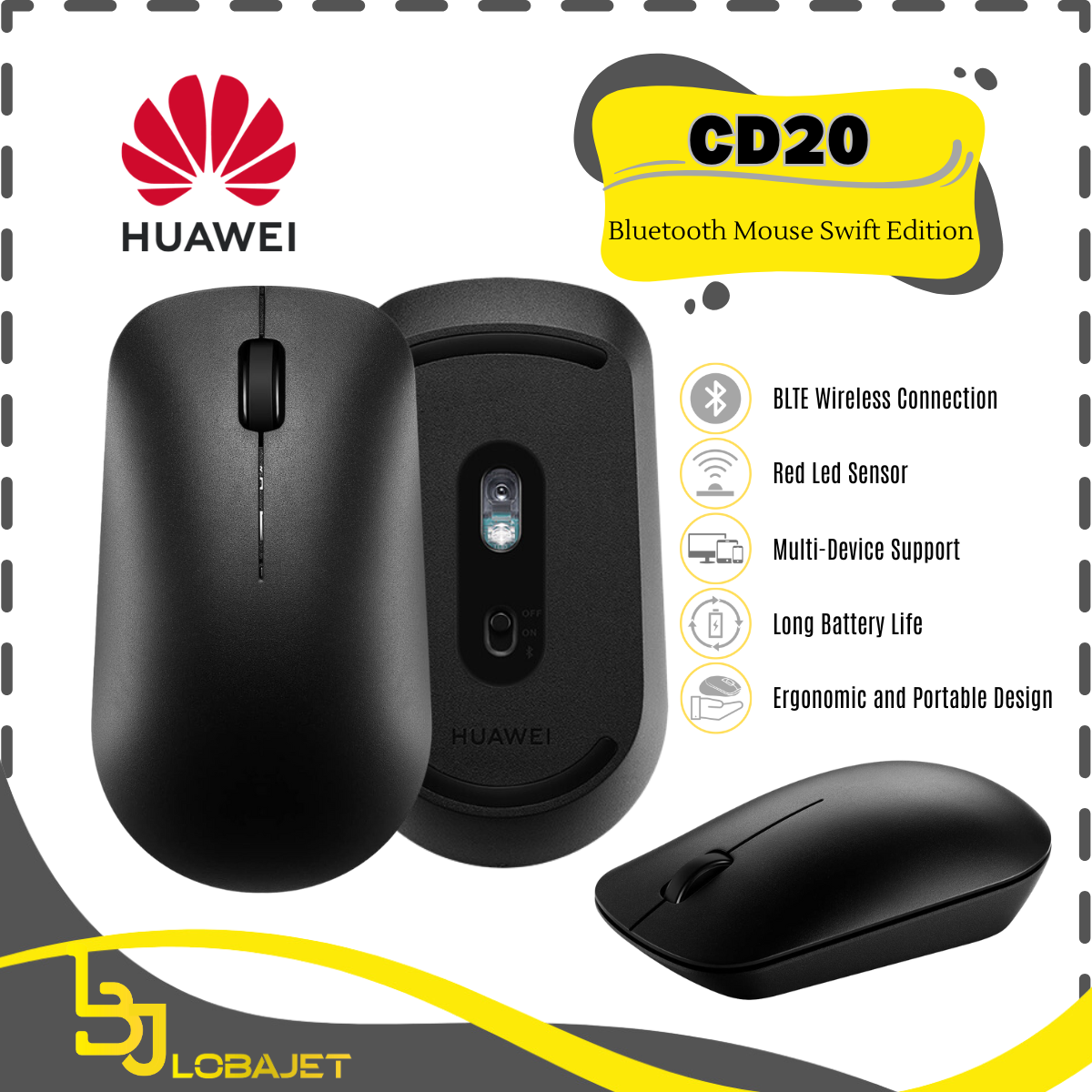 Jual HUAWEI CD20 - Bluetooth Mouse Swift Edition | Jakmall.com