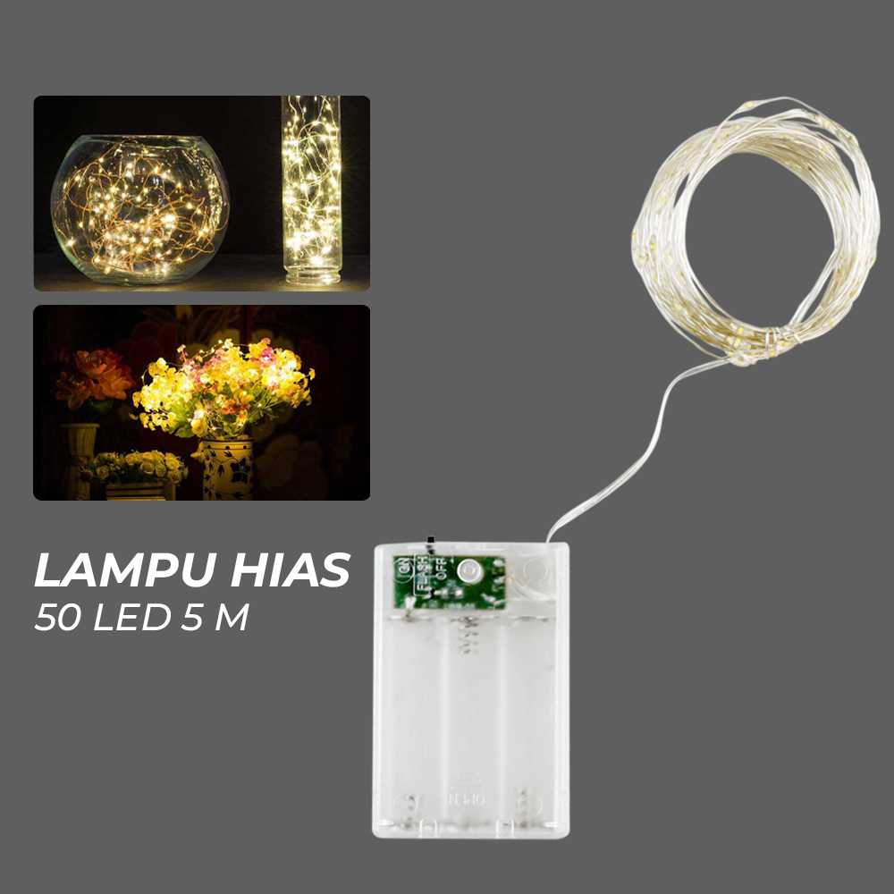 Jual Lampu Hias String Lights Battery Box 50 LED 5M | Jakmall.com