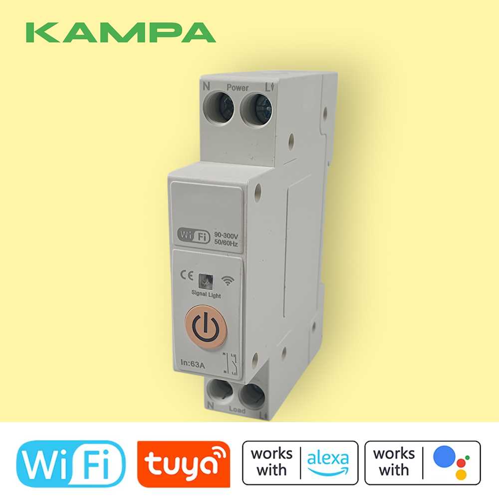 Jual KAMPA Programmable Tuya Smart Timer Switch Relay WiFi