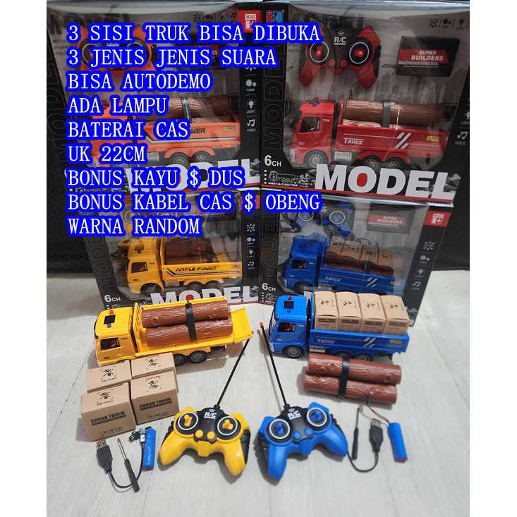 Jual MAINAN RC TRUK BARANG MUATAN REMOTE CONTROL | Jakmall.com