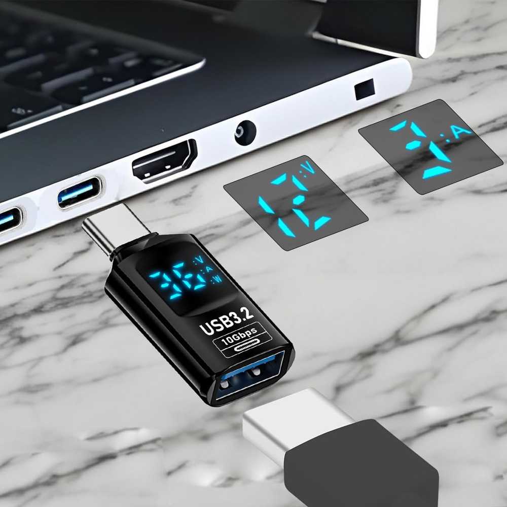 Jual QIANRENON OTG USB 3.2 to Type C Adapter Converter Digital