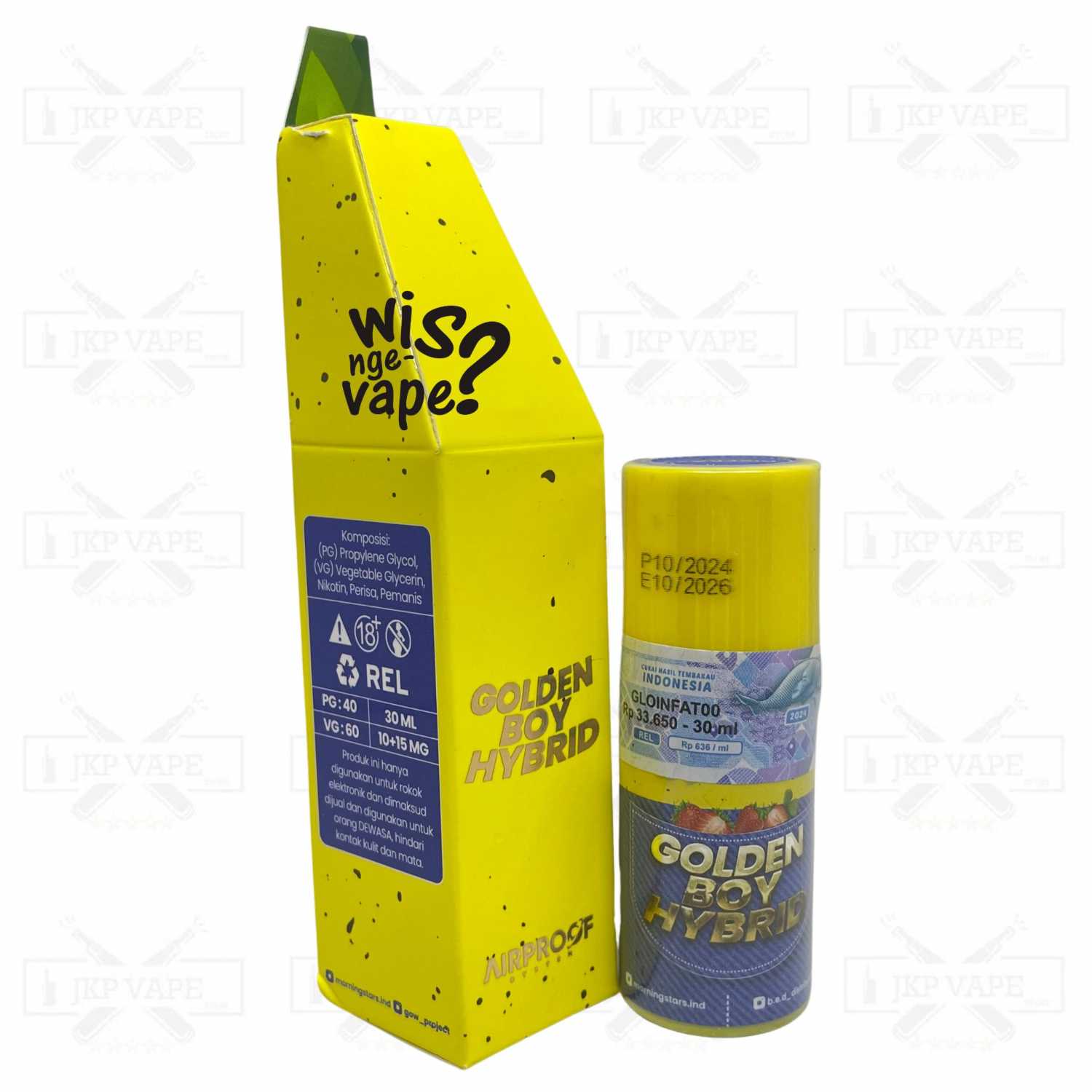 Jual Golden Boy Hybrid Banana Fla 30ml - Salt Nic Liquid By MSI