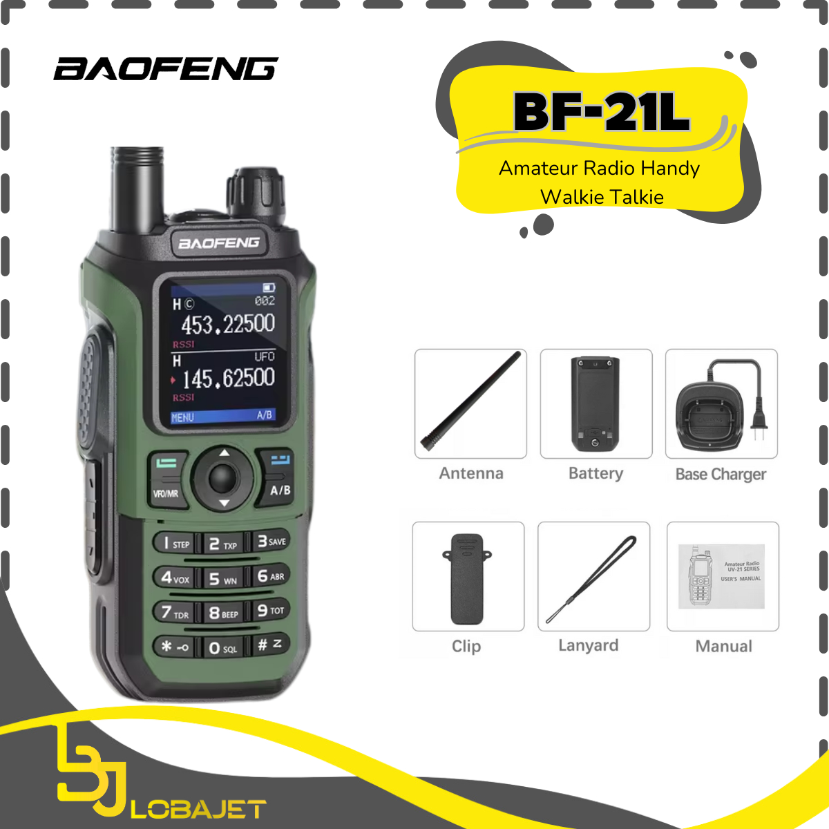 Jual BAOFENG BF-21L - Amateur Radio Handy Walkie Talkie Dual