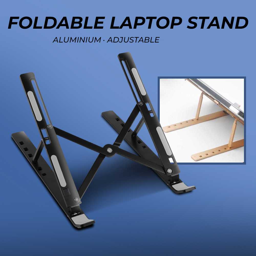 Jual NUOXI Laptop Stand Foldable Adjustable Aluminium 12-17 Inch
