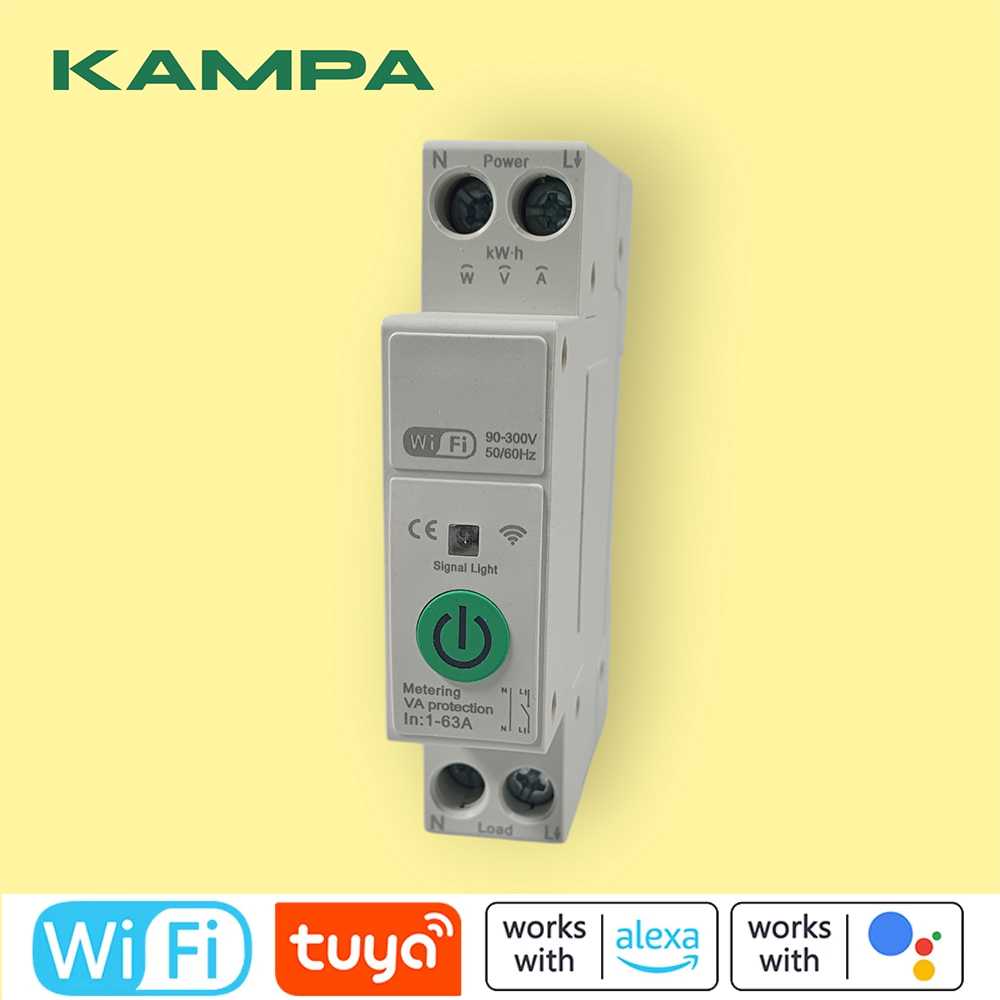 Jual KAMPA Programmable Tuya Smart Timer Switch Relay WiFi