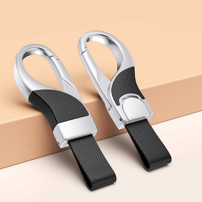 Jual Januel Gantungan Kunci Mobil Alloy Leather Car Keychain