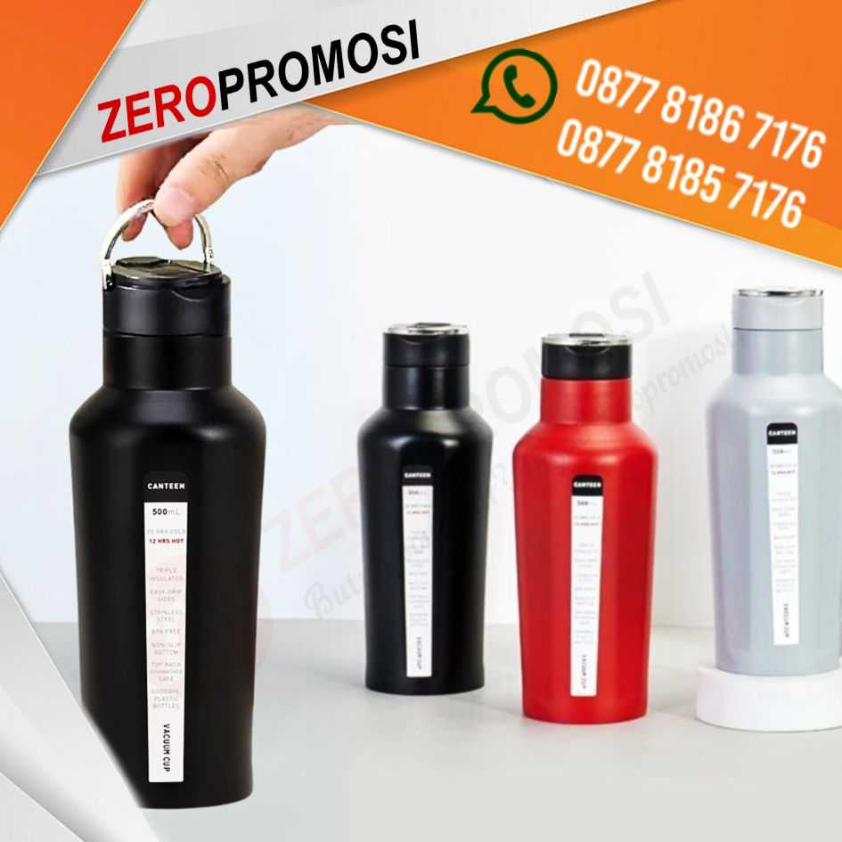 Jual Tumbler Termos Sedotan Canteen Stainless Premium | Jakmall.com