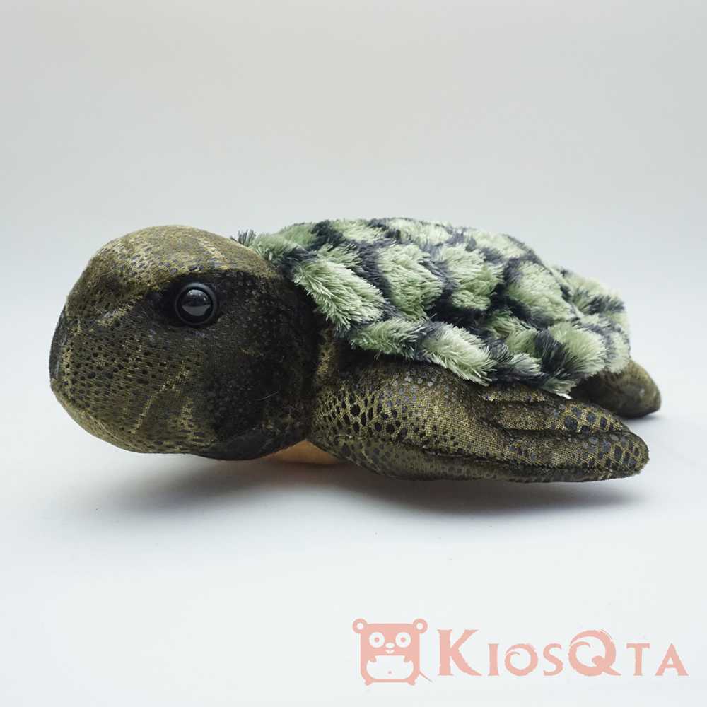 Jual boneka penyu hijau tua sea turtle kura kura DEC medium 14