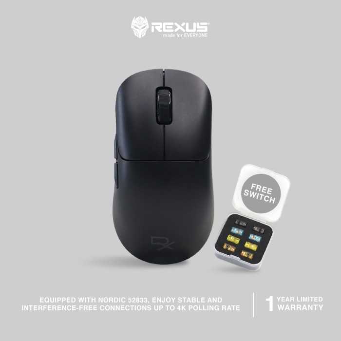 Jual Rexus Mouse Gaming Daxa Air V / DX-V9 Triple Connection
