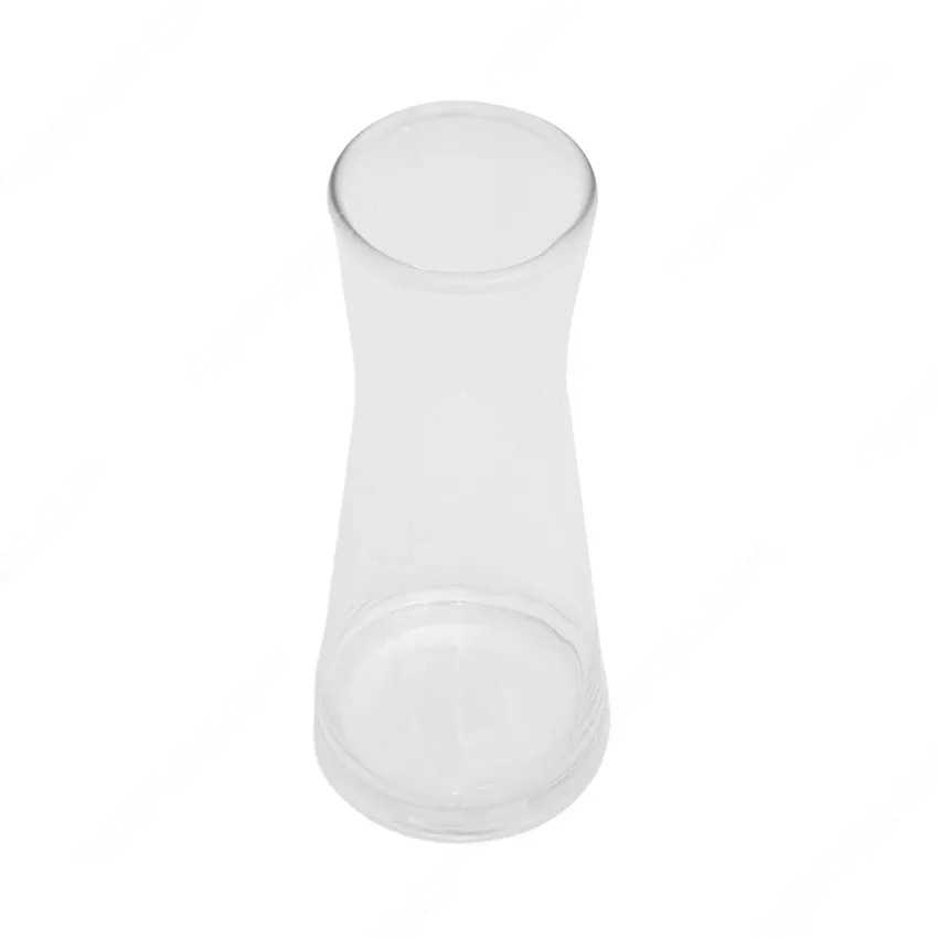 Jual Vas Bunga Kaca Transparan Estetik Dekorasi Simple 8x8x20cm