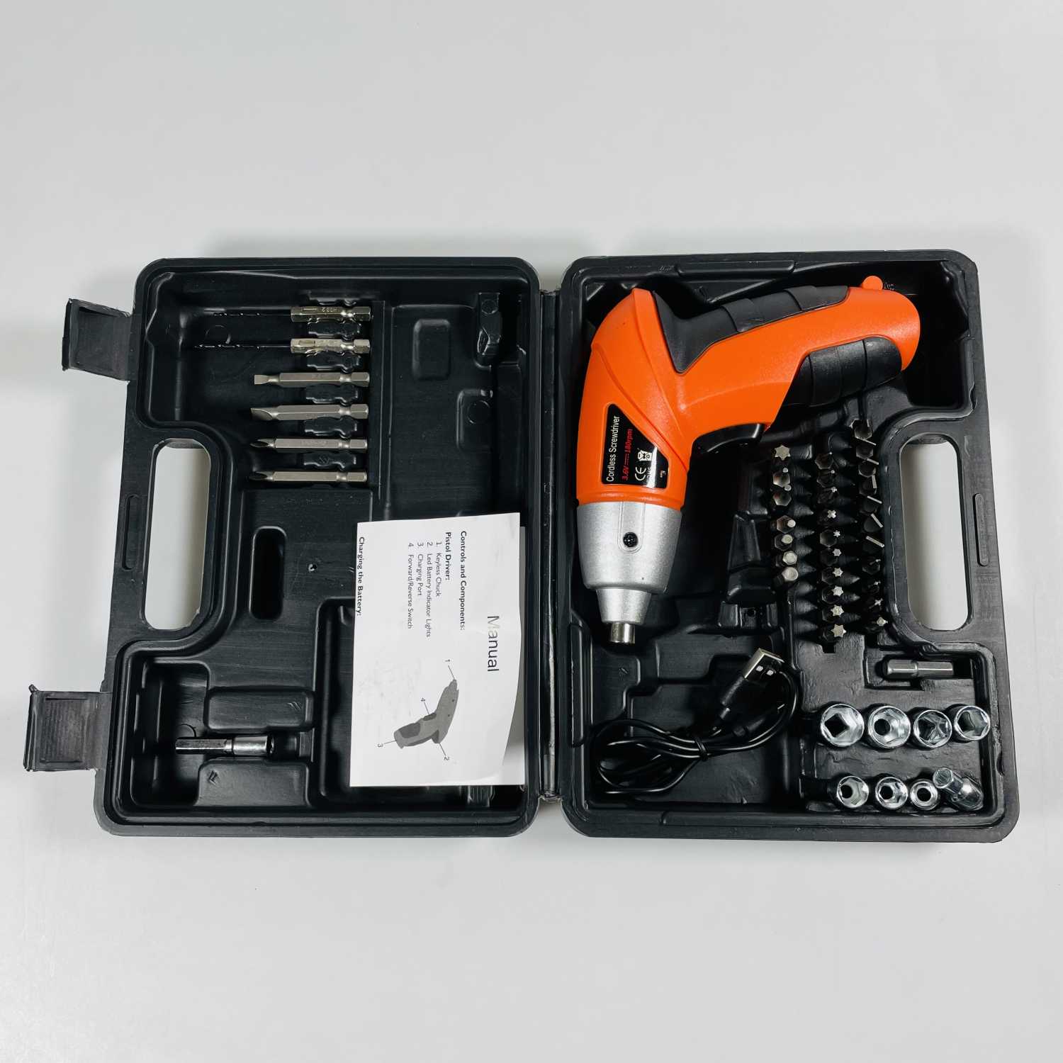 Jual TUOYE Set Bor Listrik Cordless Electric Drill Screwdriver