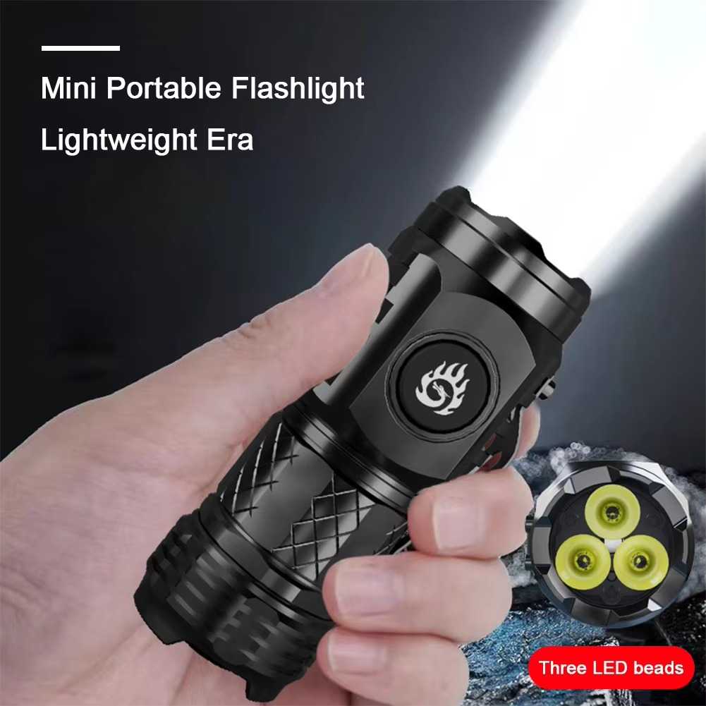 Jual Alloet P35 Senter LED Waterproof USB Flashlight | Jakmall.com