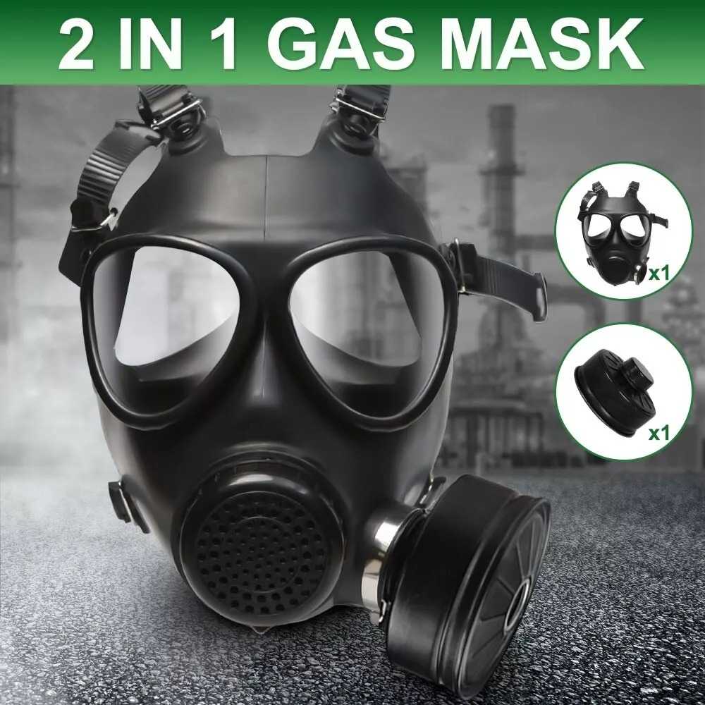 Jual Tecto Masker Gas Respirator Full Face Pollution Protection