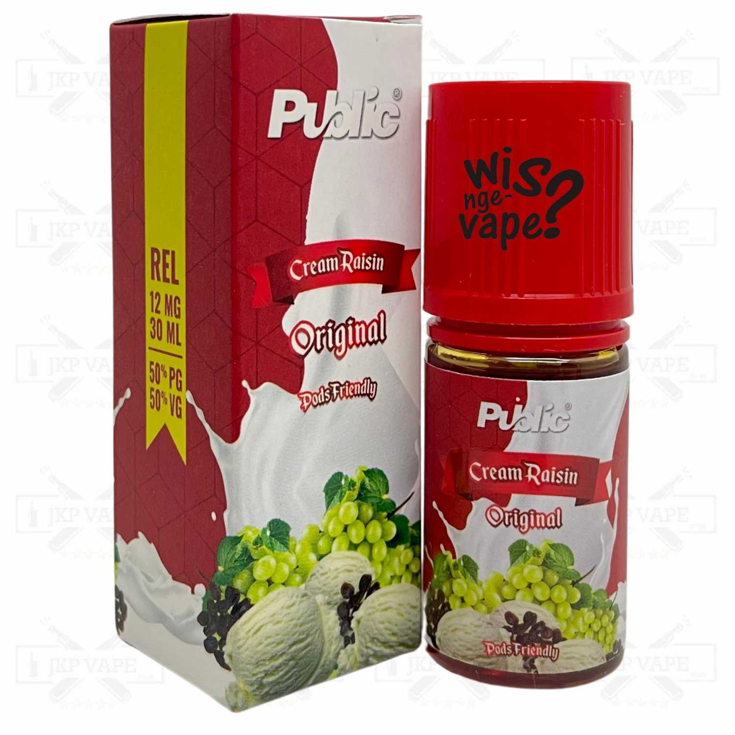 Jual Cream Raisin 30ml - Pods Friendly Liquid By Public | Jakmall.com