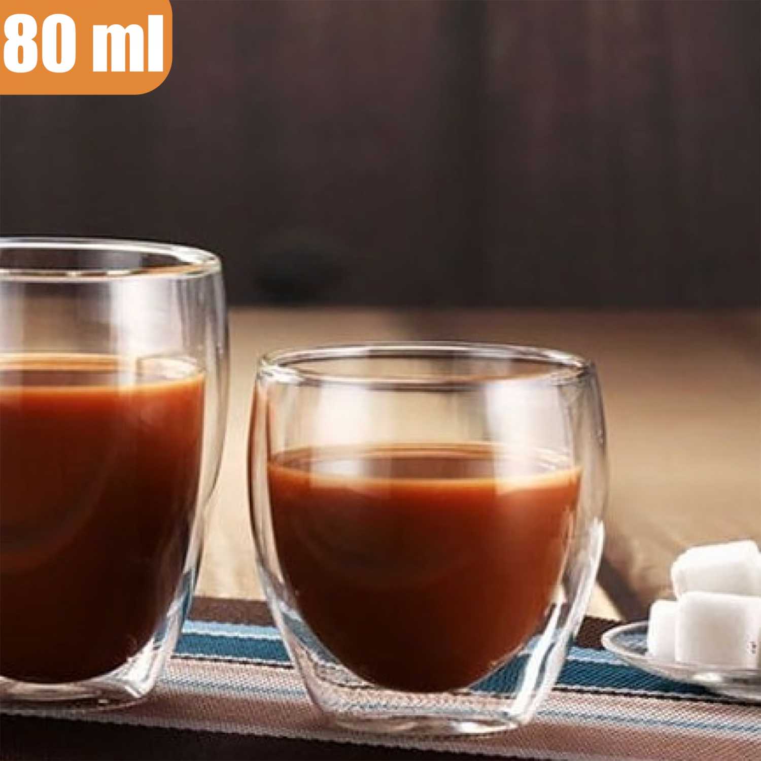 Jual RSCHEF Cangkir Gelas Kopi Tahan Panas Double Wall Glass