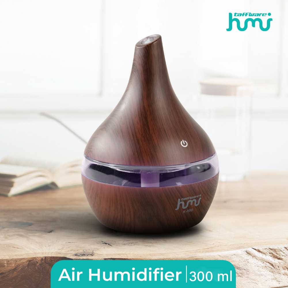 Jual Taffware HUMI Air Humidifier Mini Ultrasonic Wood Grain