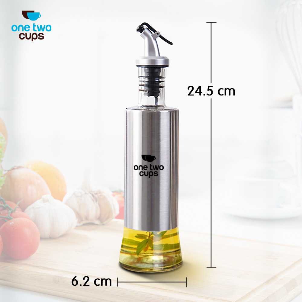 Jual Botol Minyak Goreng Sirup Serbaguna Bahan Kaca Stainless