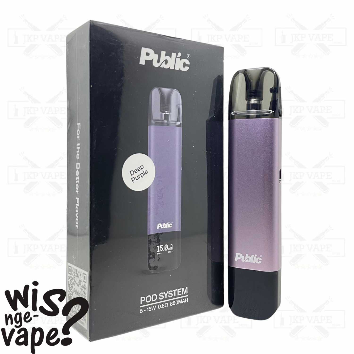 Jual Public Pod Kit 850mAh 15W - Authentic by Public | Jakmall.com