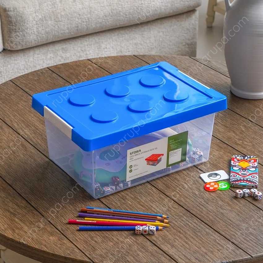 Jual Kotak Mainan Anak Lego Storage Box Plastik 12 L Aneka Warna