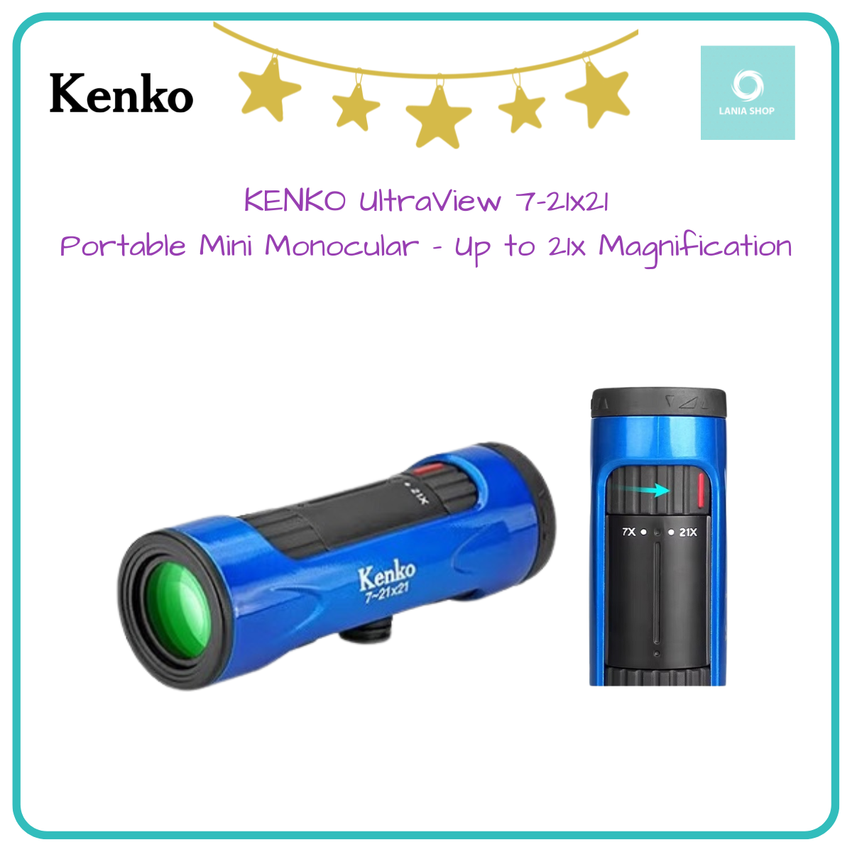 Jual KENKO UltraView 7-21x21 - Portable Mini Monocular - Up to