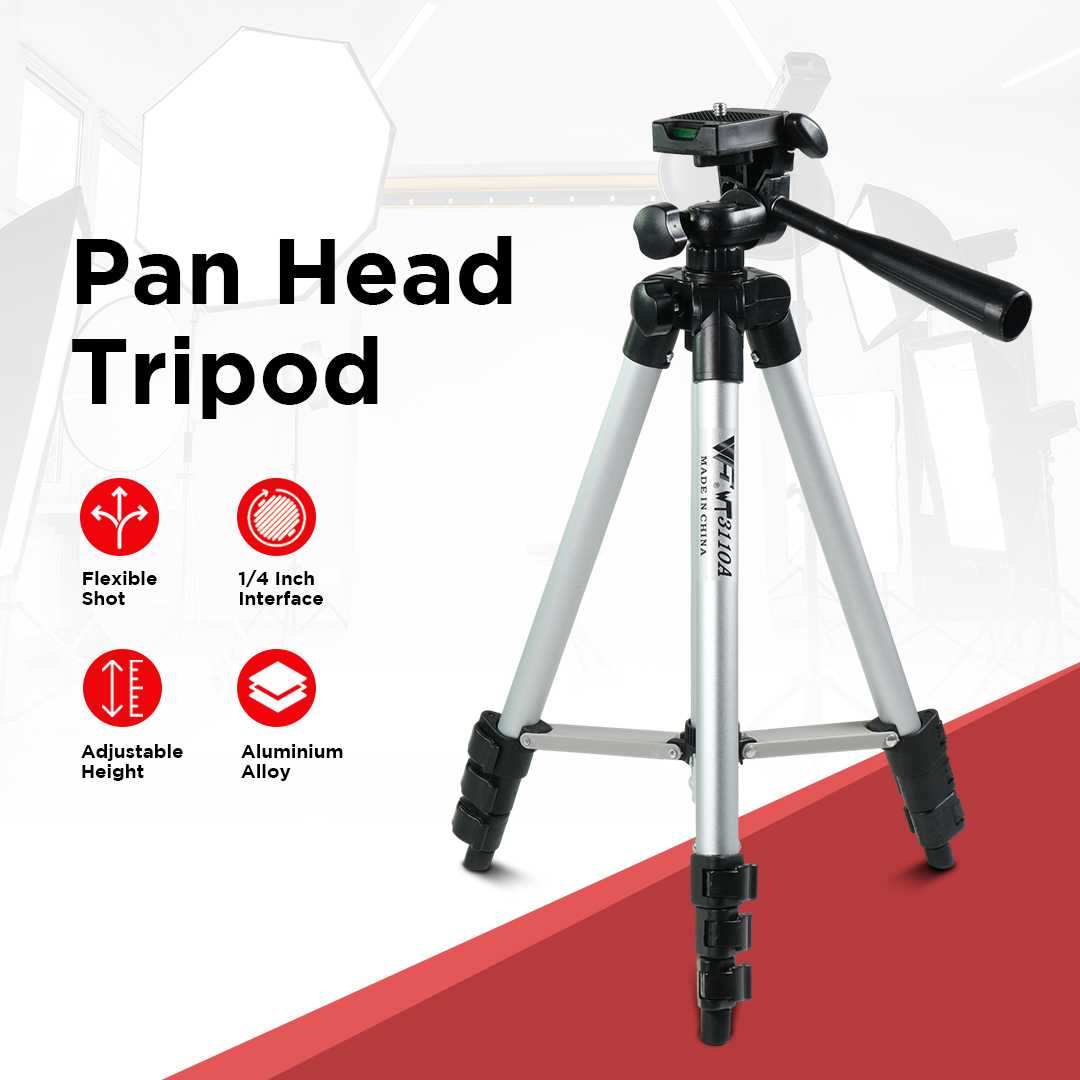 Jual Weifeng Tripod Kamera Telescopic 4 Section Pan Head 1M