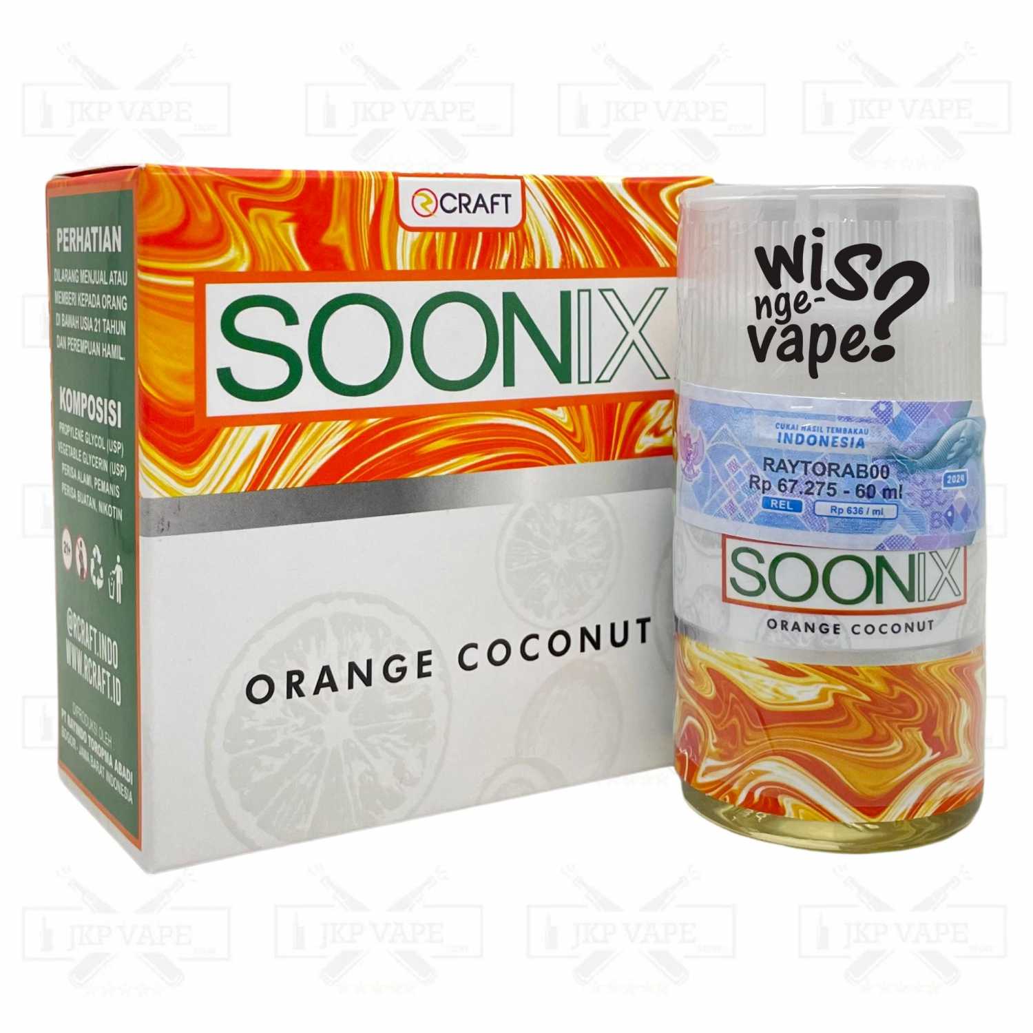 Jual Soonix 60ml - Freebase Liquid By Rcraft Indo x Super Sonix