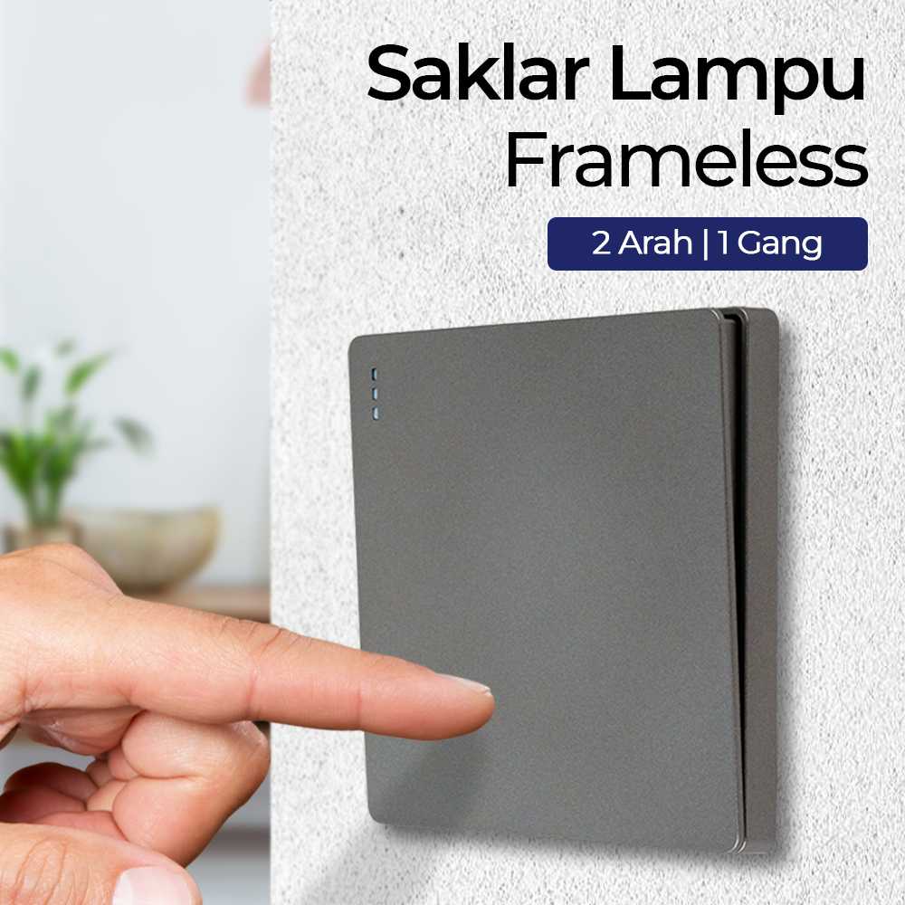 Jual GAODUAN OWEISEN Saklar Lampu Frameless Luxury Panel 2 Arah