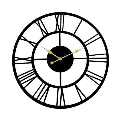 Jual Jam Dinding Bulat Besar Vintage Angka Romawi Gaya Eropa