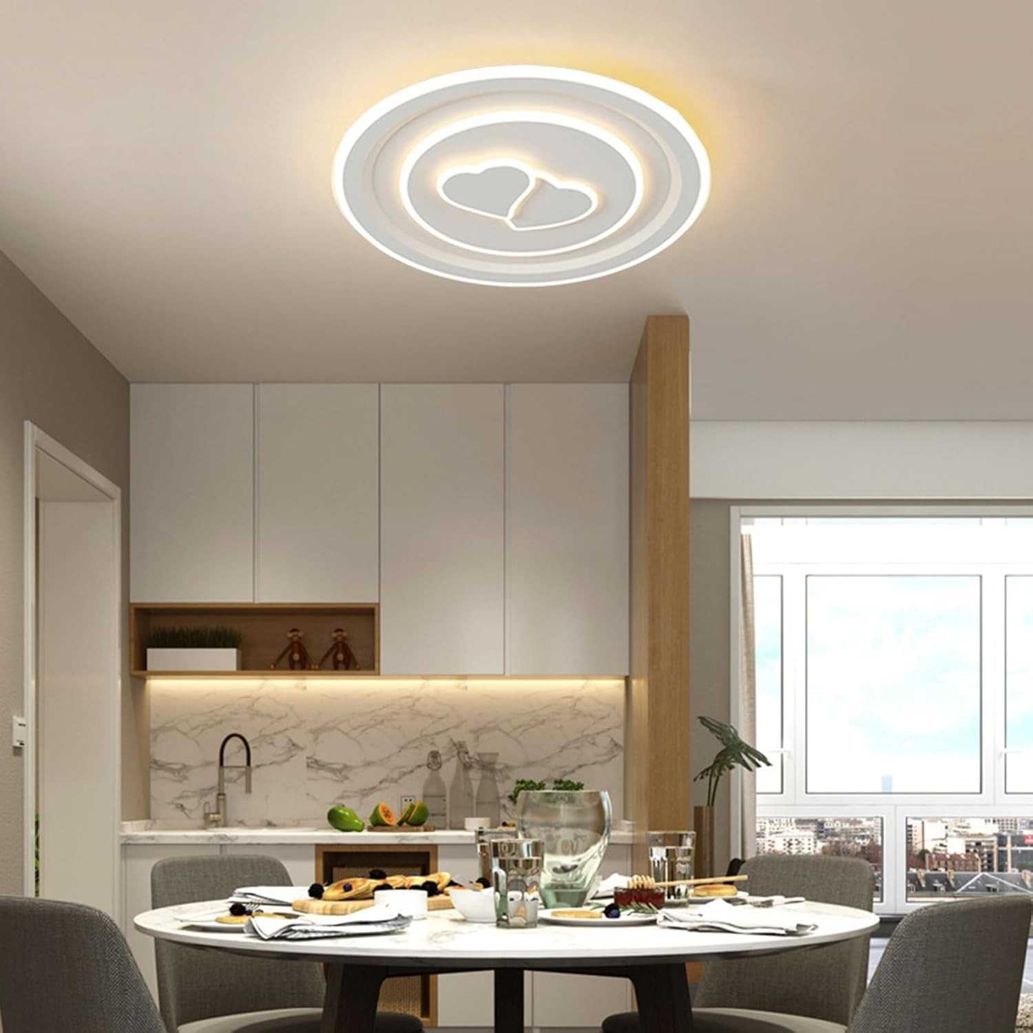 Jual IBNUNU Lampu LED Plafon Modern Ceiling Dimmable 3 Color 48W