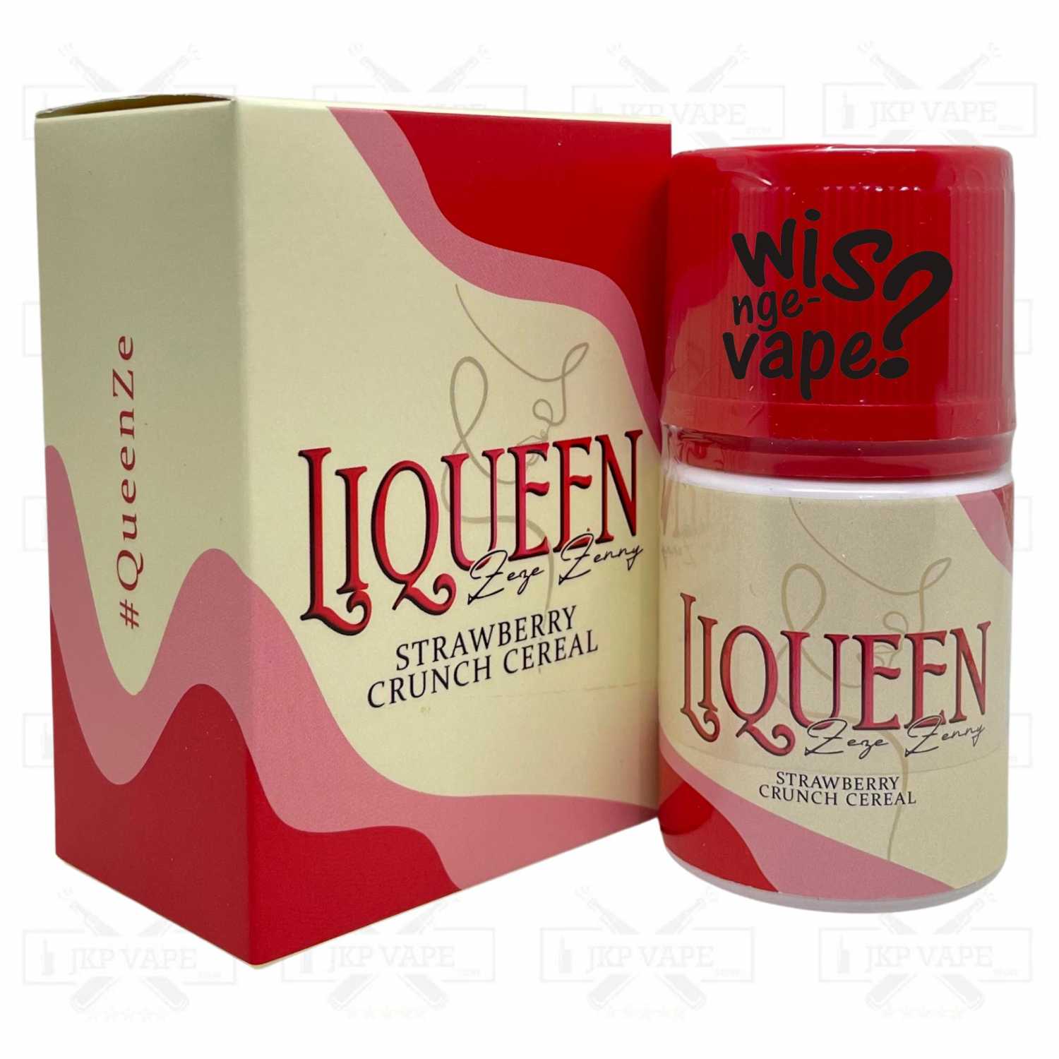 Jual Liqueen Strawberry Crunch Cereal 60ml - Freebase Liquid By