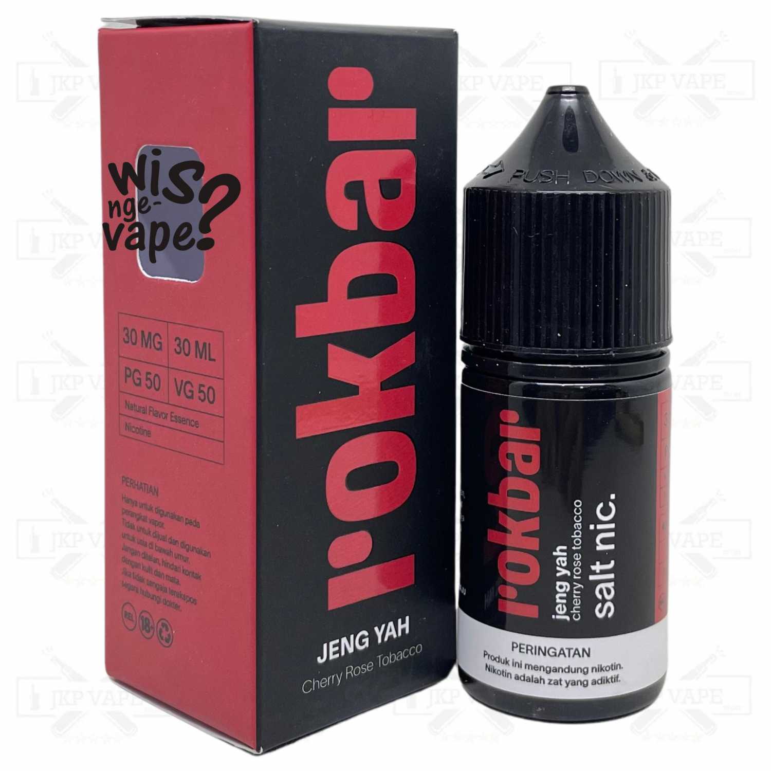 Jual Rokbar Salt 30ml 40mg - Saltnic Liquid - Butter Caramel