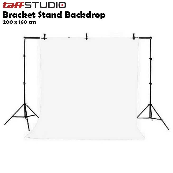 Jual TaffSTUDIO Bracket Stand Backdrop Foto Studio 200x160cm