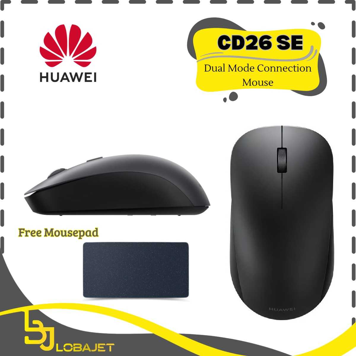 Jual HUAWEI CD26 SE - Dual Mode Wireless 2.4G and Bluetooth Mouse