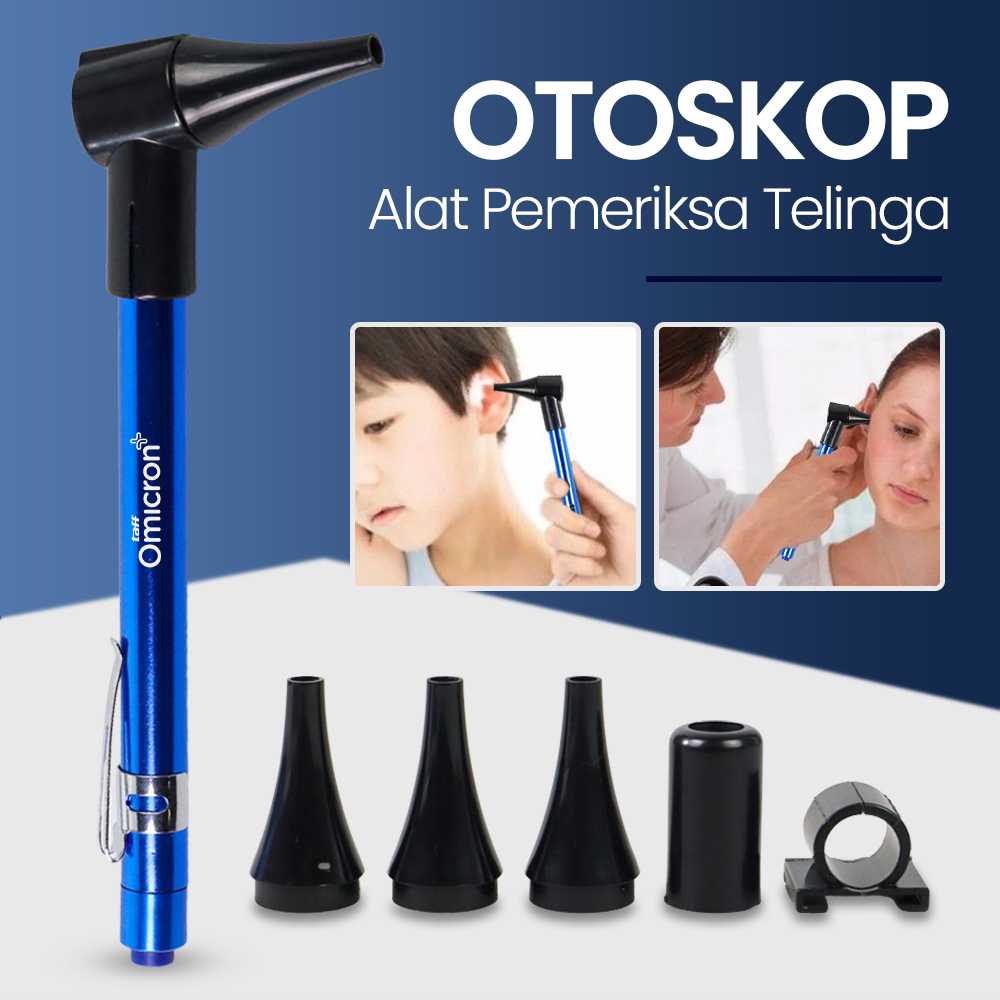 Jual TaffOmicron Alat Pemeriksa Telinga Otoskop Ear Scope with