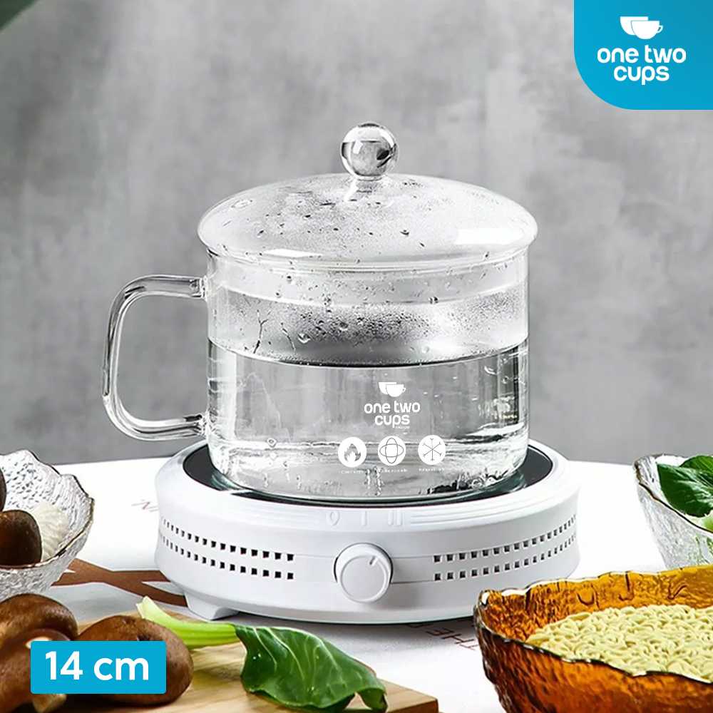 Jual One Two Cups Panci Kaca Glass Cooking Pot Tahan Panas Api