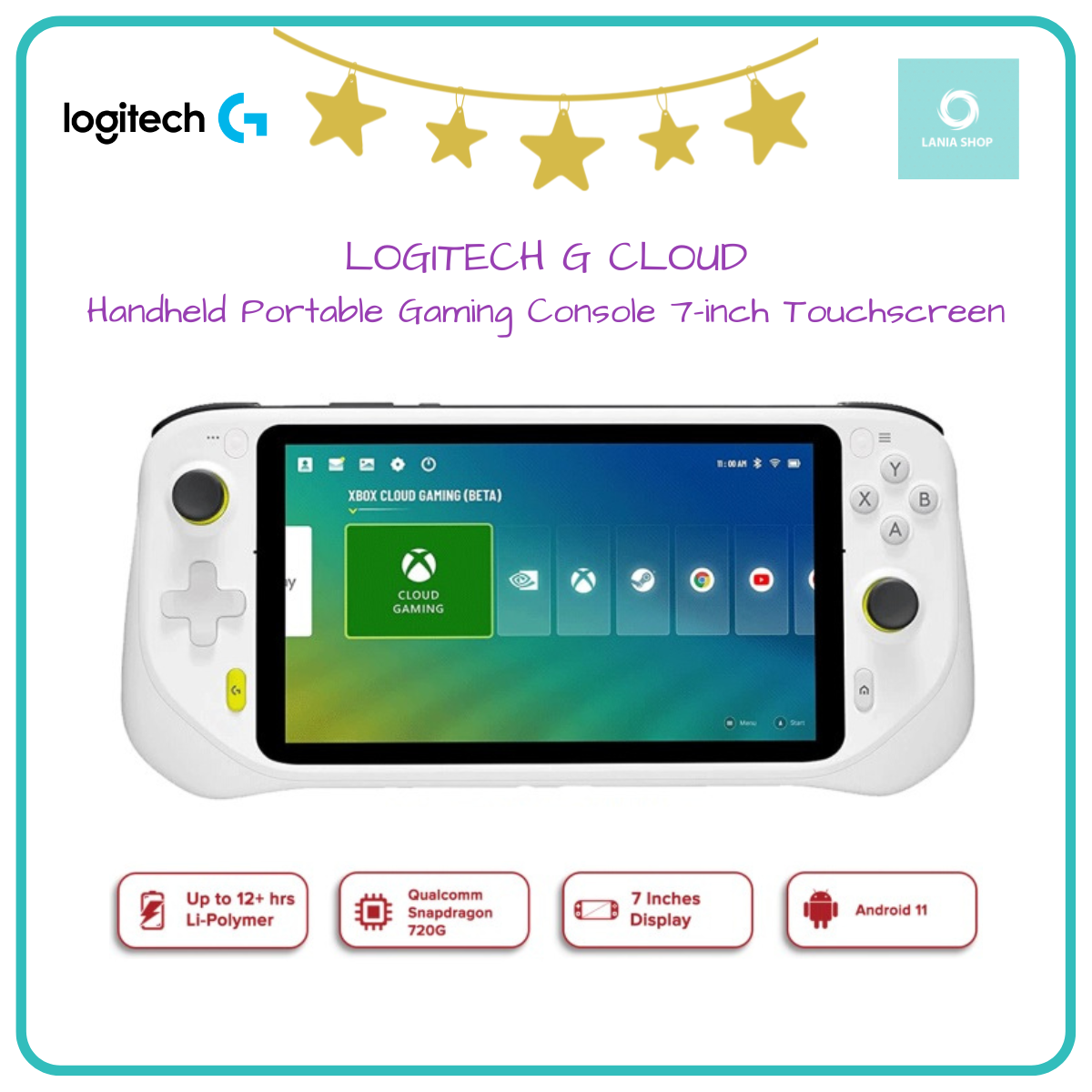 Jual LOGITECH G CLOUD Handheld Portable Gaming Console 7-inch