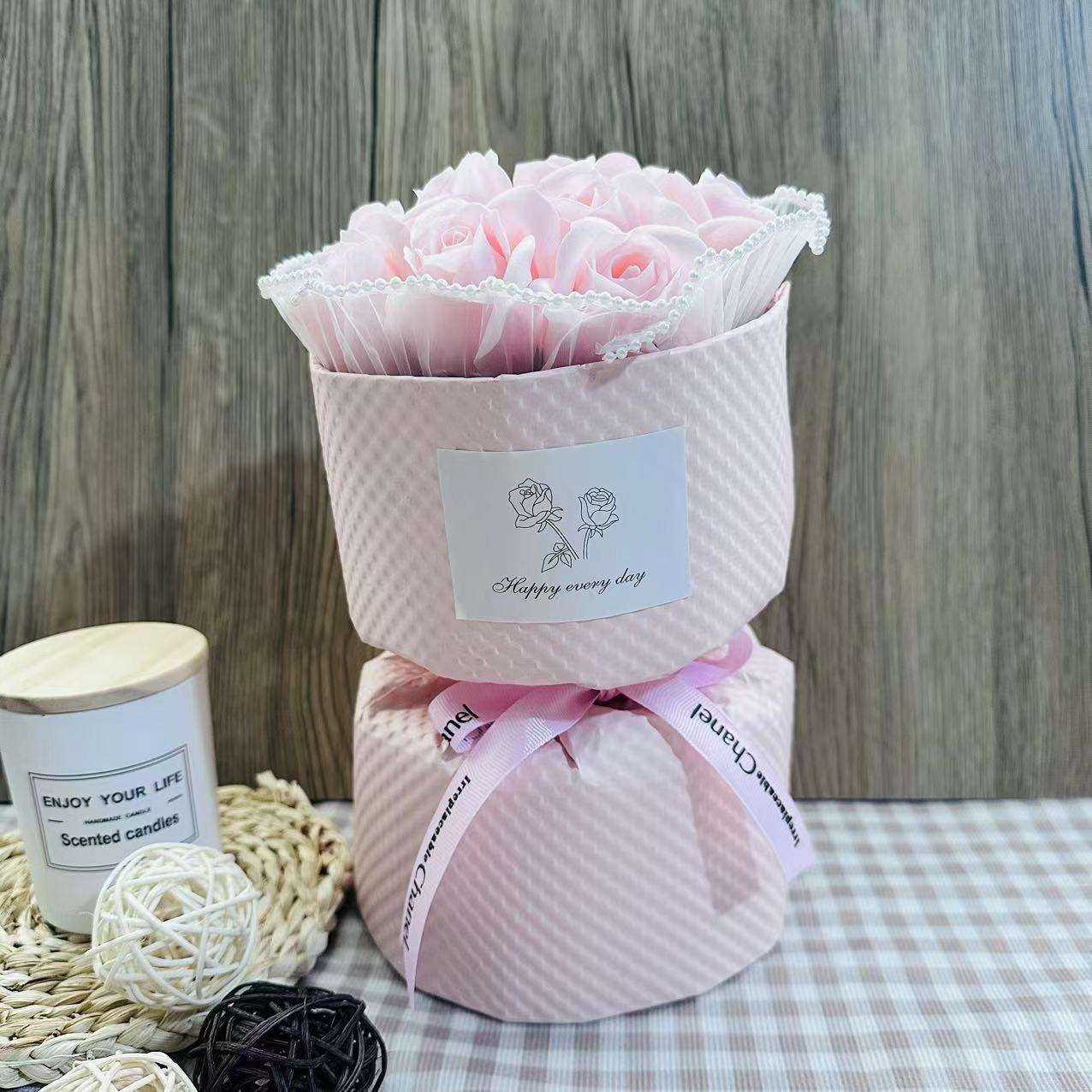 Jual Bucket Bunga Mawar Led Gift Valentine Free Kartu Ucapan WMO